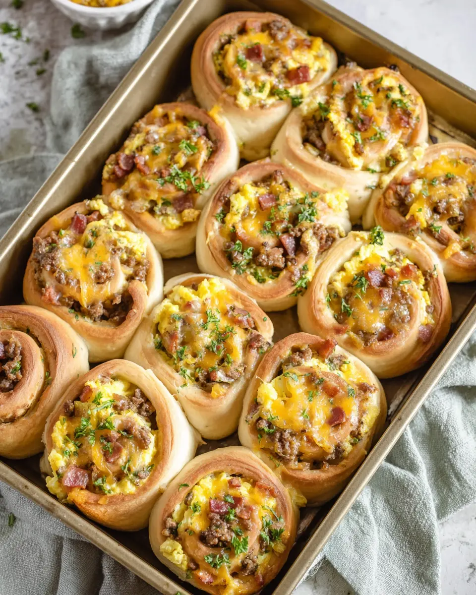 Breakfast Rolls Recipe – Easy + Cheesy Favorite