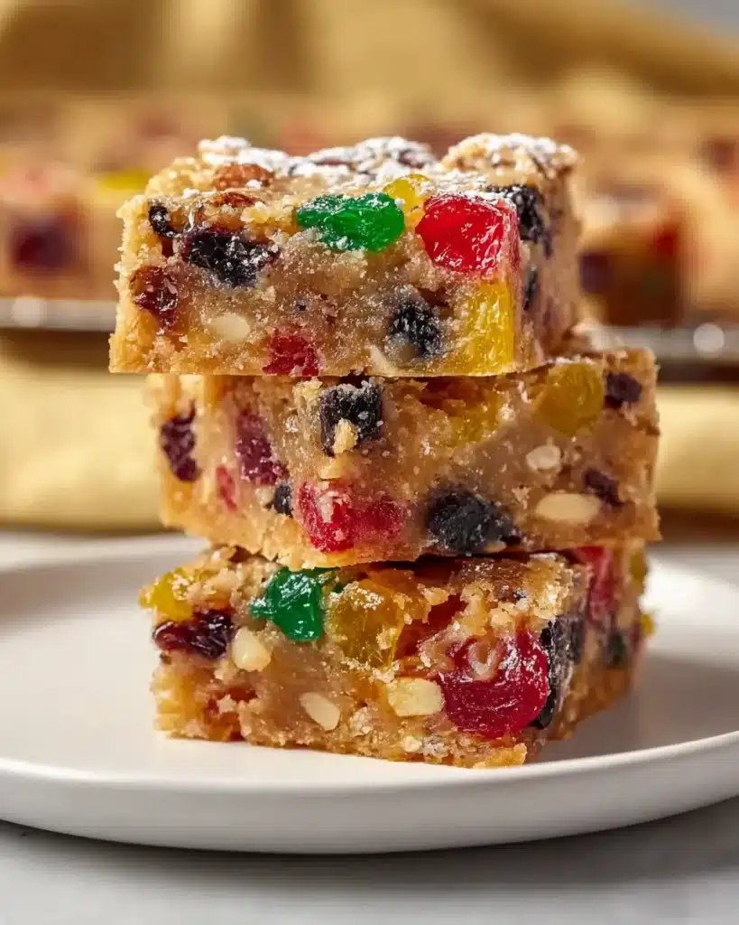 Fruitcake Bars Magic Holiday Treat | Easy Christmas Recipe