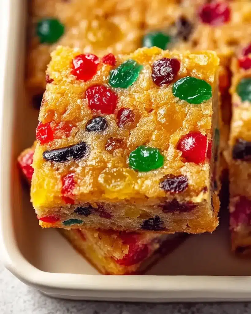 Fruitcake Bars Magic Holiday Treat | Easy Christmas Recipe